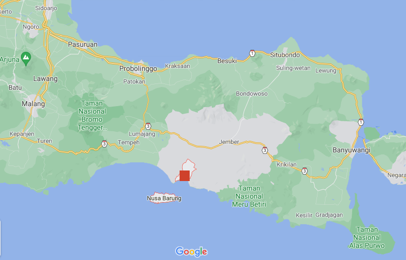 Kucur Beach – Puger / 35 km ZW van Jember | Oost Java Info